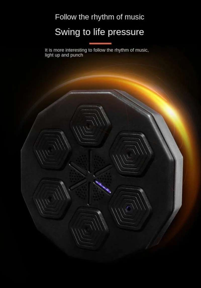 Jual Good Smart Wall Target Music Light Boxing Machine Electronic ...