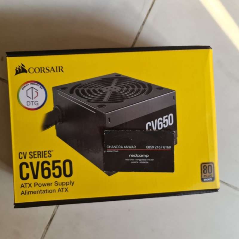 Promo Psu Cv Series Cv650 650 Watt 80 Plus Bronze Certified Diskon 23% ...