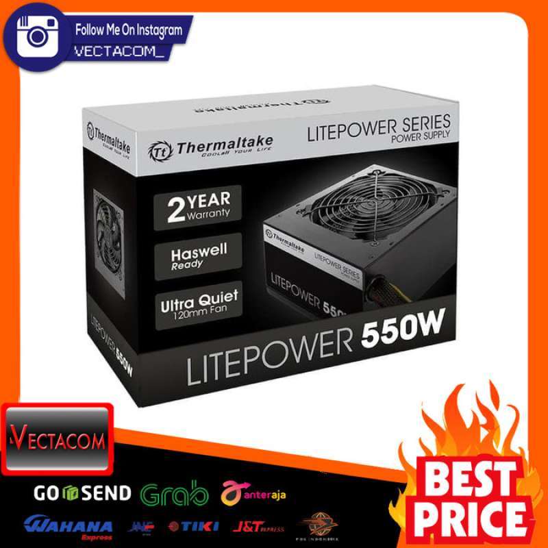 Promo Power Supply Thermaltake Litepower 550w Non Modular Diskon 23% Di Seller Scrollbox Store ...