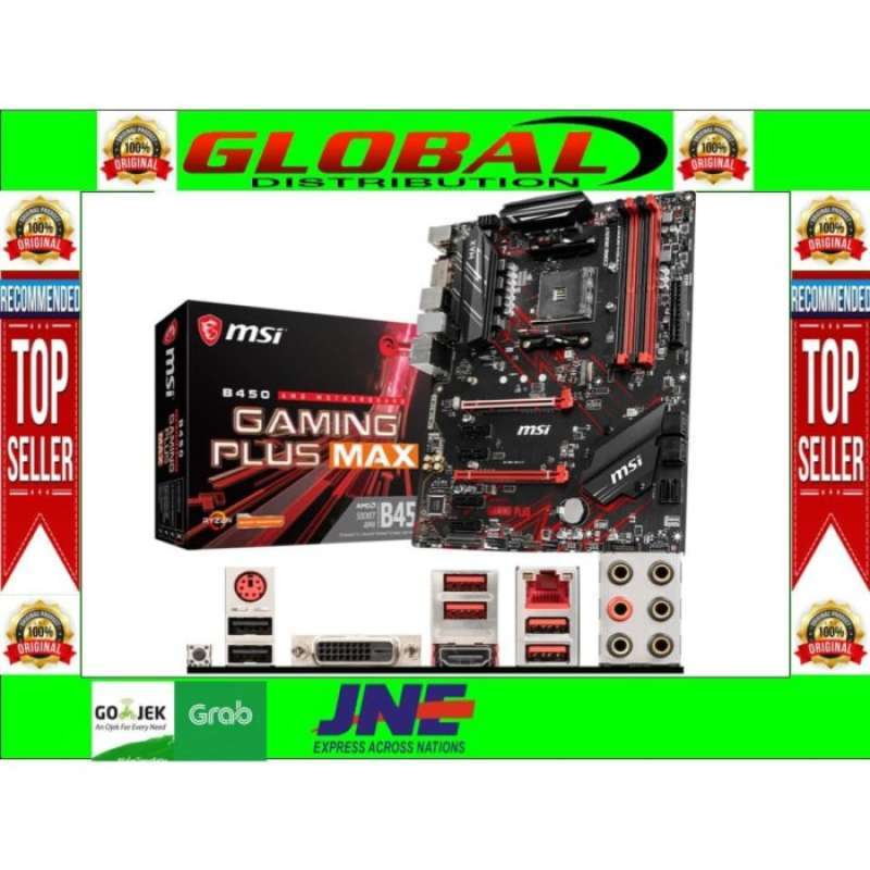 Promo Mainboard Msi B450 Gaming Plus Am4 Amd - Msi B450-gaming Plus Diskon 23% Di Seller ...