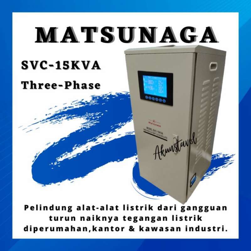 Promo Stavolt Matsunaga Svc-15kva Three Phase - Stabilizer Listrik 15000watt Diskon 23% Di ...