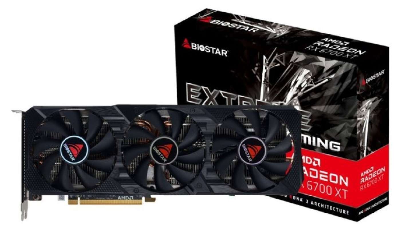 Promo Biostar Amd Radeon Rx 6700 Xt 12gb Gddr6 192-bit Diskon 23% Di ...