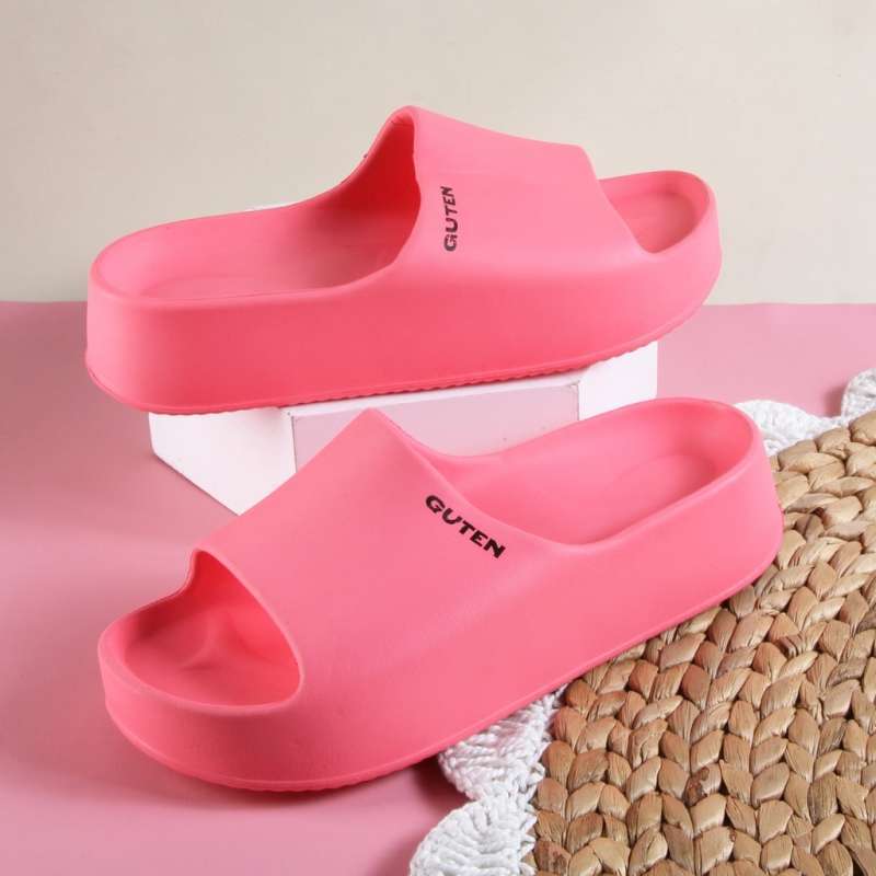 Promo Guten Inc - Sendal Sliper Yezy Thin Pink Sandal - 8 Diskon 72% Di ...