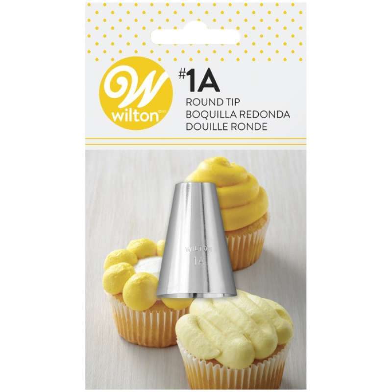 Promo Wilton Spuit Buttercream Tip 1a Motif Extra Large Round Original ...