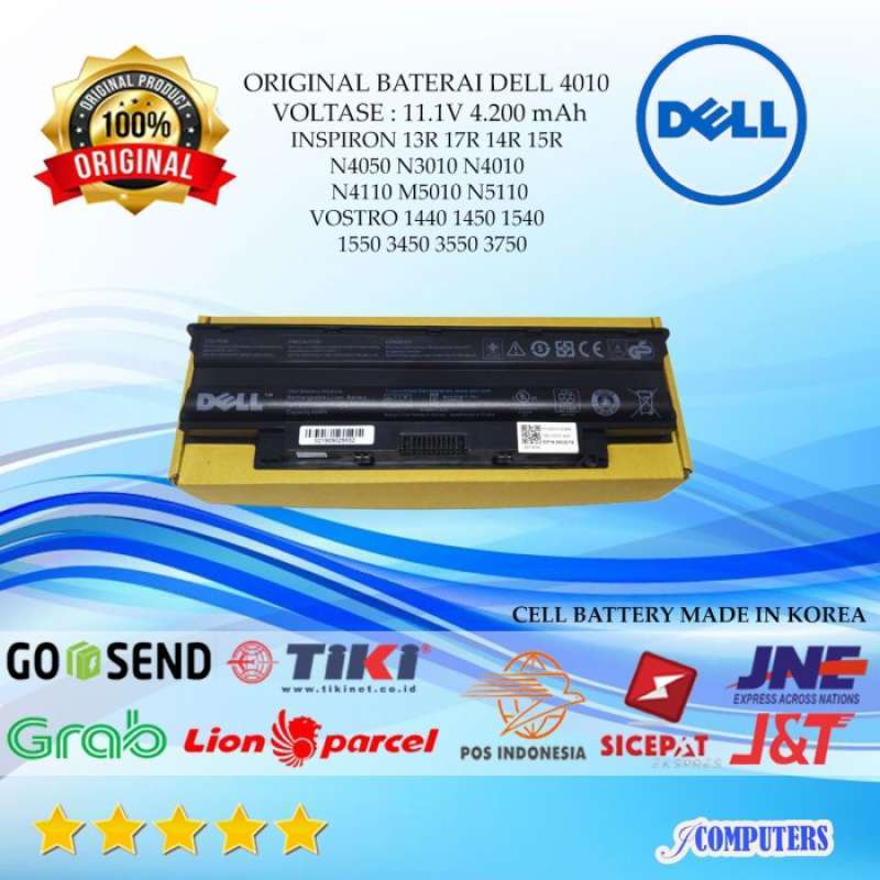 Promo Baterai Battery Laptop Dell Inspiron N4010 N4050 N5010 J1knd Diskon 23% Di Seller ...