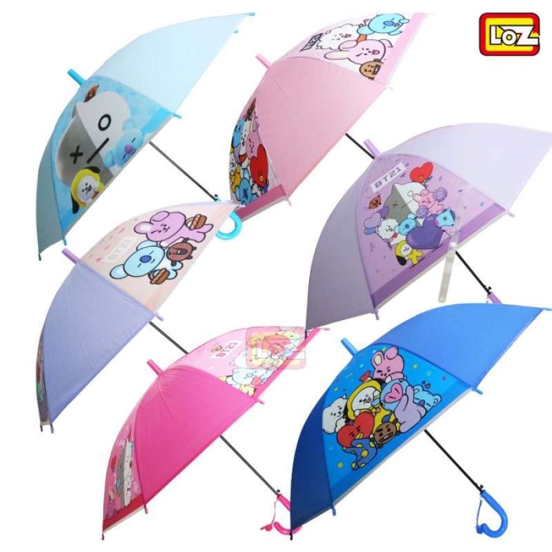 Jual Payung Karakter Bts Bt21 - Biru Muda Di Seller My Lapak 77 ...