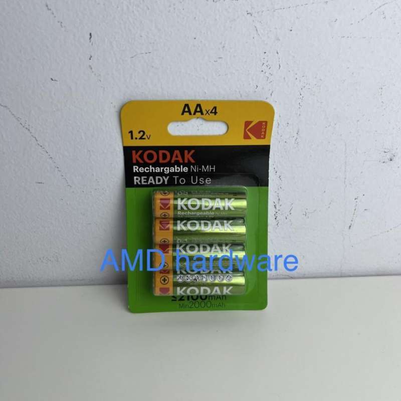 Jual Kodak Baterai Aa Rechargeable 2100mah Usb Isi Ulang Fast Charge ...