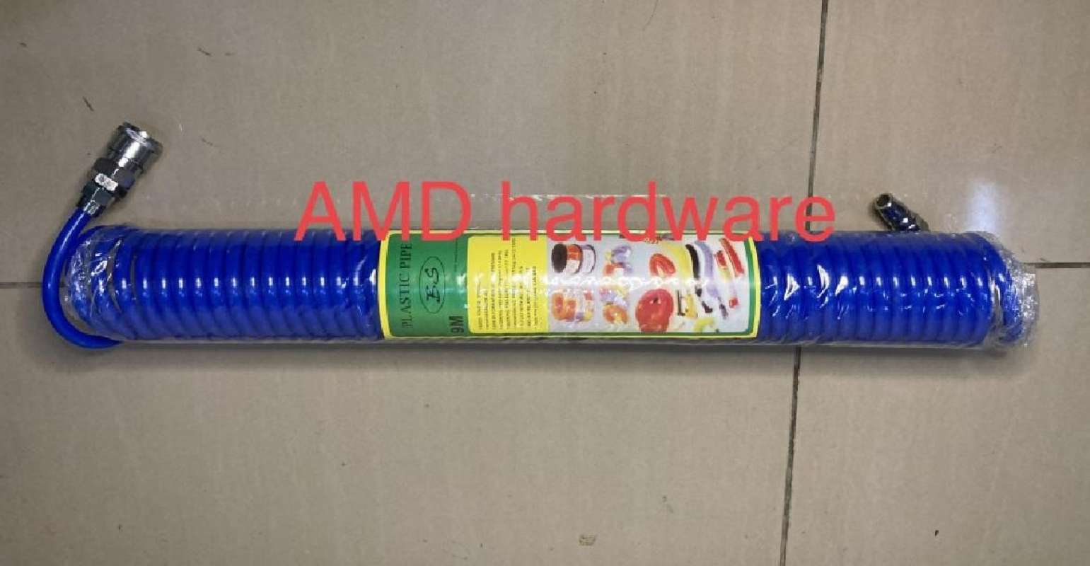 Jual Selang Recoil Angin Kompresor Spiral Hose 6 & 9 Meter Tekiro ...