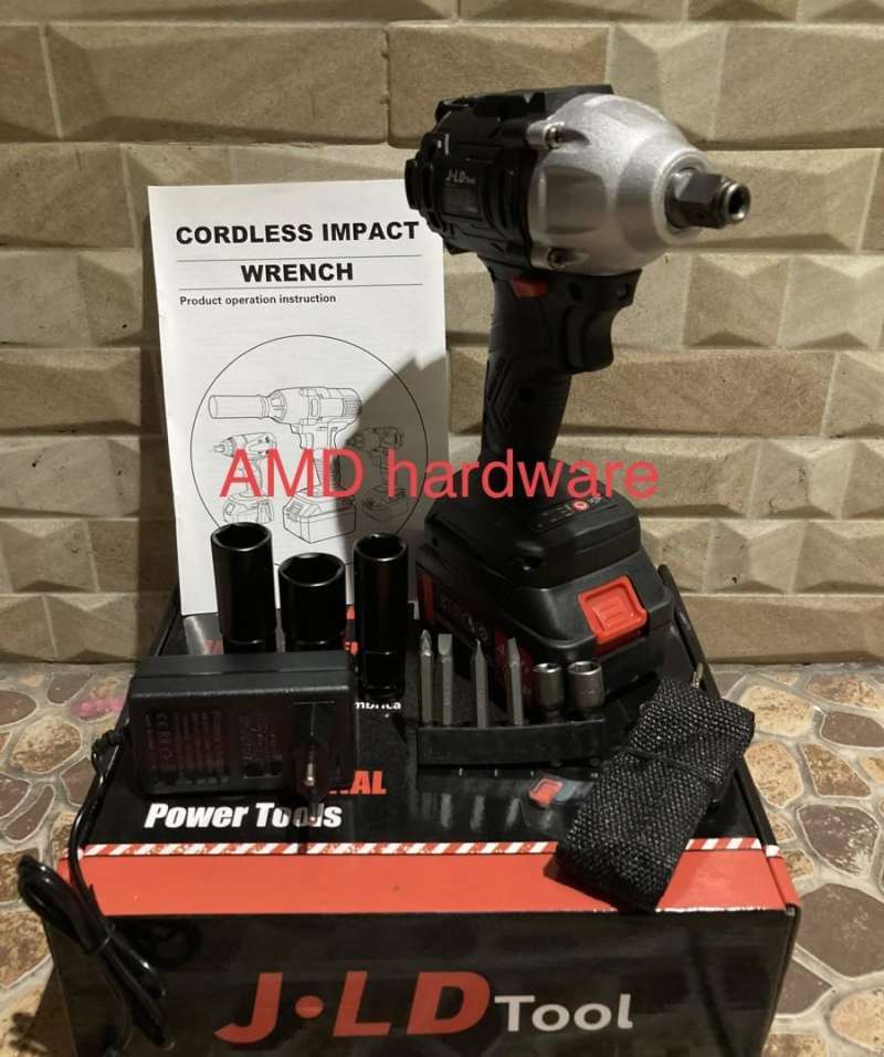 Jual Mesin Impact Wrench Cordless Brushless Buka Sock Set 21v Kodenki ...