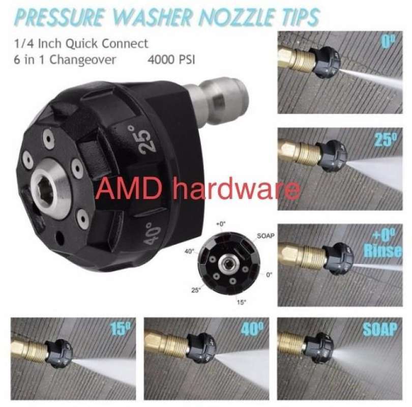 Jual Nozzle Steam Cordless Jet Cleaner Nozel Pressure Washer Set Nosel ...