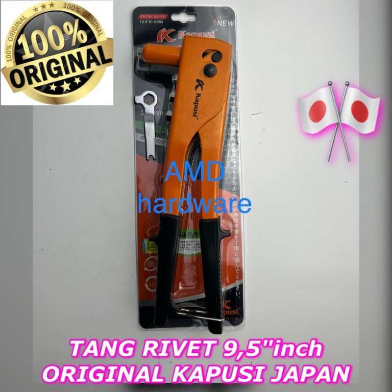 Jual Tang Rivet/hand Riveter 10 Tetsu Nlg Japan Sperti Tekiro Lipro Prohex - Merek Maxsupe Di ...