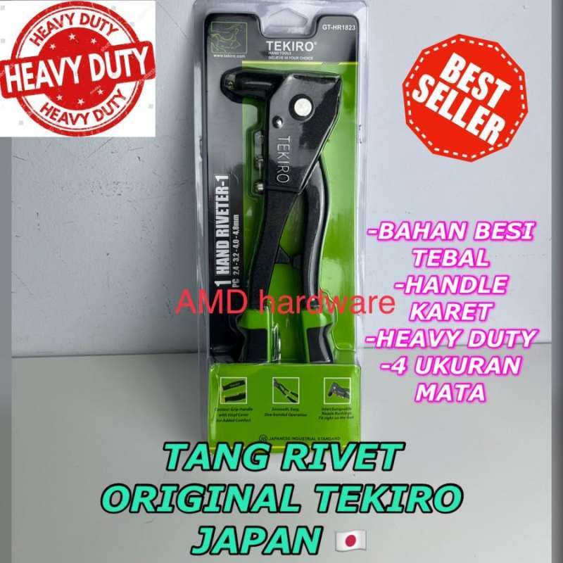 Jual Tang Rivet/hand Riveter 10 Tetsu Nlg Japan Sperti Tekiro Lipro ...