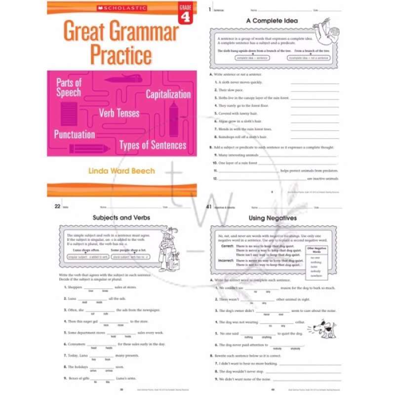 Jual Scholastic Great Grammar Practice Grade 1 2 3 4 5 6 - Grade 3 (pdf) Di Seller Circlet ...
