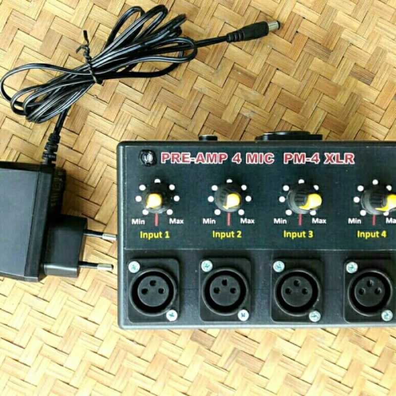 Jual Paralel Input Mic Aktif 4 Input Mic Canon Pm-4xlr Di Seller Noelle ...