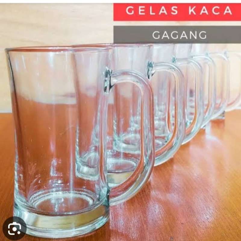 Promo Gelas Gagang Susu Jahe(stmj) Gelas Gagang Kaca Teh, Harga 1 Lusin ...