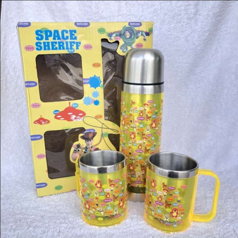 Promo Gelas Stainless Set Lengkap Denyan Termos Dan 2 Gelas Diskon 23% ...