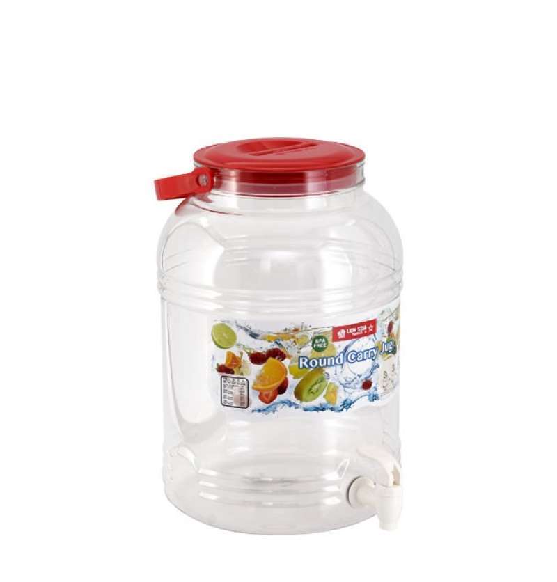 Promo Lion Star Dispenser Bundar 12 Liter Dengan Kran Round Carry Jug ...
