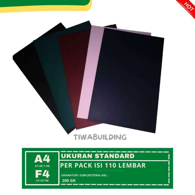 Jual Kertas Semboja/fancy Paper A4 & F4 Perpack Isi 110 Lembar, Ukuran ...