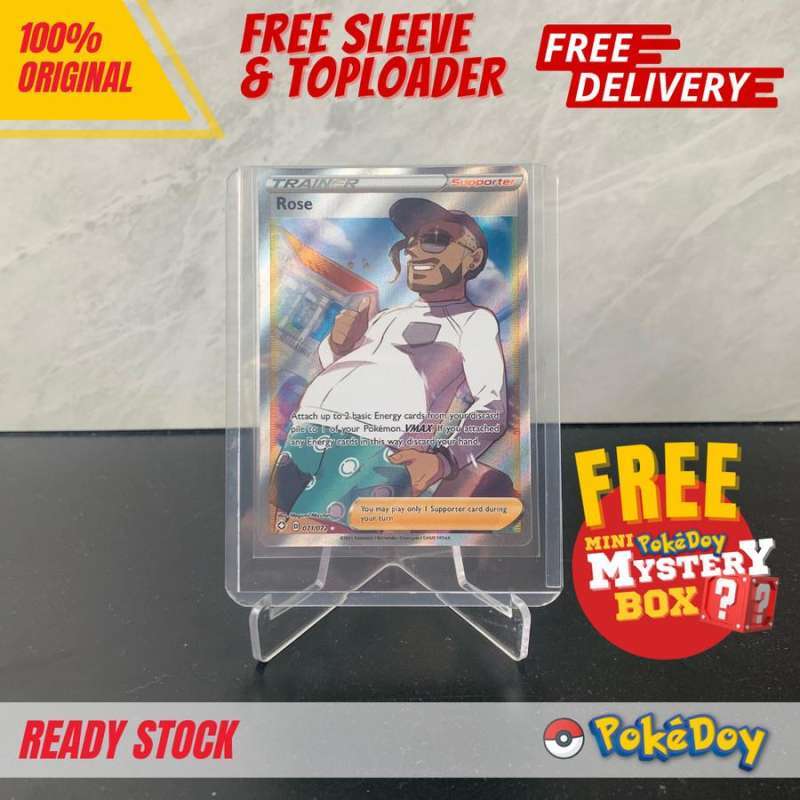 Jual Rose Full Art Ultra Rare Shining Fates Pokemon Tcg Trainer ...