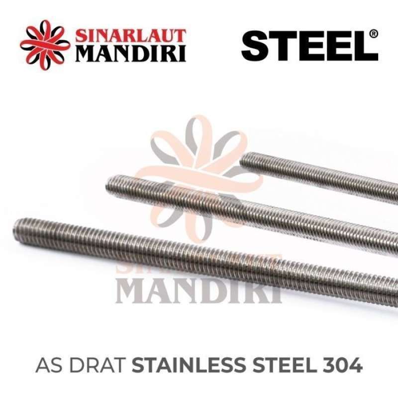 Jual Asdrat Stainless Steel 304 / Long Drat / As Drat Ss 304 (3m) M14 ...