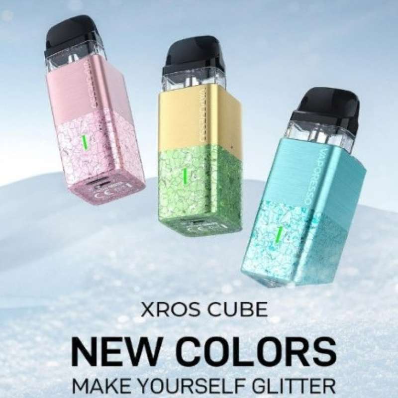 Jual Vaporesso Xros Cube Glitter Special Edition 16w 900mah Pod Kit ...
