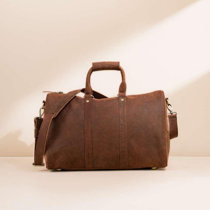 Promo Tas Selempang Travel Bag Pria Kulit Asli Raven Crazy Horse - Free ...