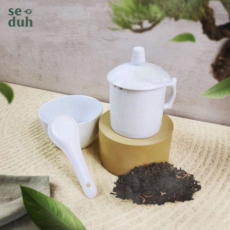 Promo Porcelain Tea Cupping Set / Set Gelas Cangkir Keramik Tasting Teh ...