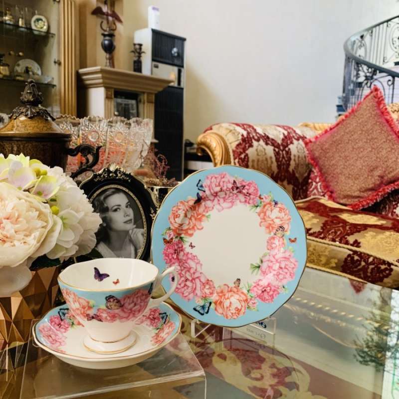 Promo Tea Cup Dan Piring Kue / Miranda Kerr / Devotion / 3 Pcs / Mewah ...