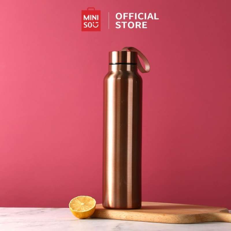 Promo Miniso Botol Air Minum Tumbler Minum Air Panas 950ml Diskon 23% ...