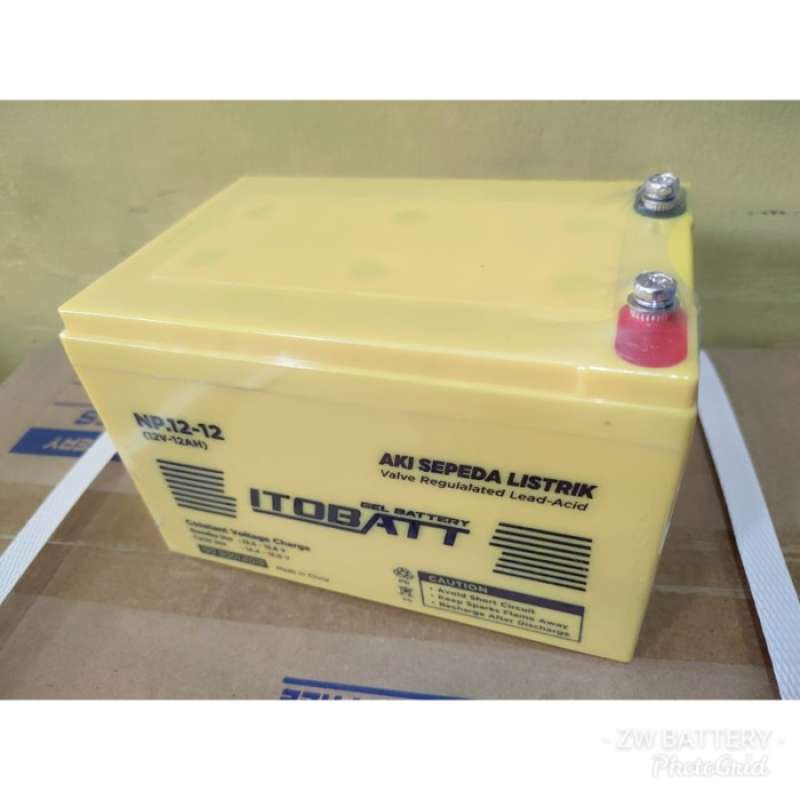 Promo Aki Sepeda Listrik 12v 12ah Mf Kering Vrla Battery 12 V 12 Ah ...