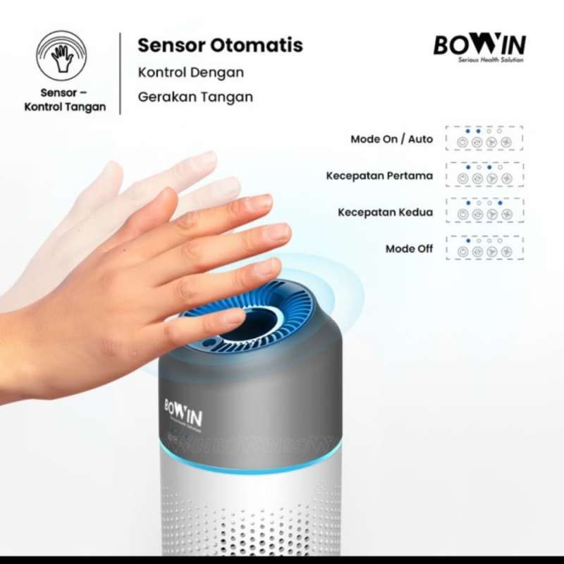 Jual Bowin Air Purifier Oxy Mini Original / True Hepa Filter Anion ...