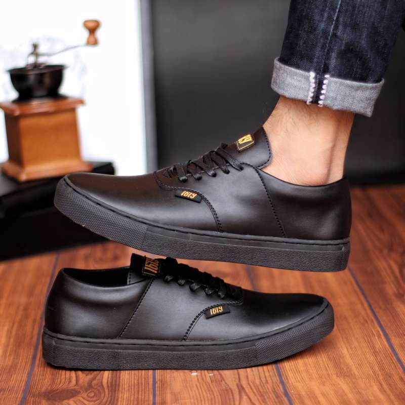 Promo Maxwel - Sepatu Formal Pria Casual Kerja Kantor Kulit Hitam ...