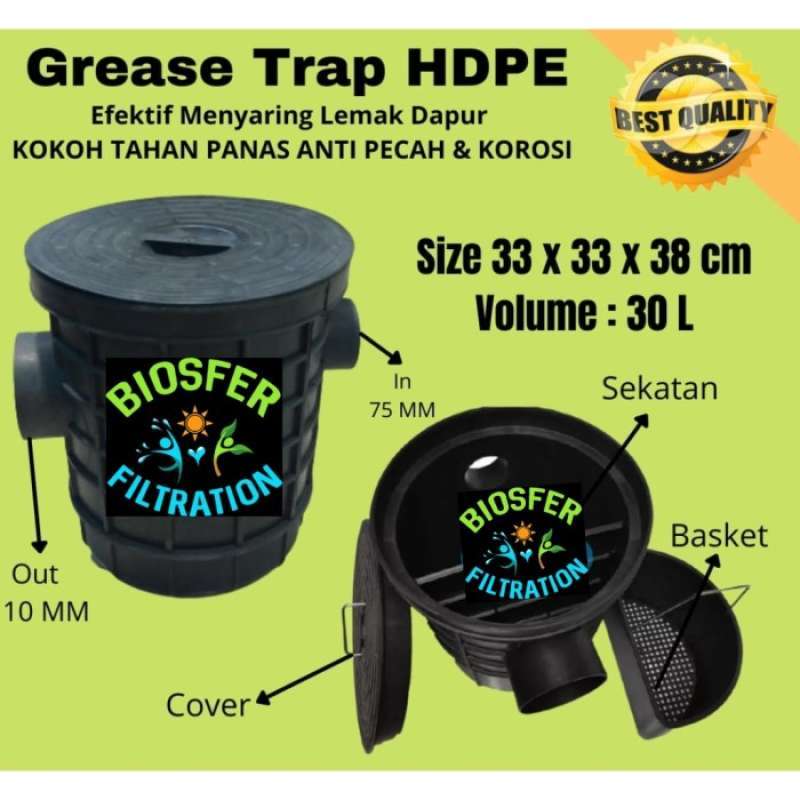 Promo Grease Trap Biosfer , Perangkap Lemak, Grease Trap Portable ...