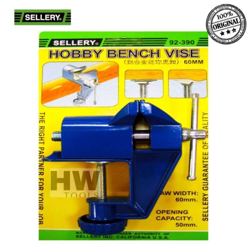 Promo Hobby Bench Vise/clamp On Vise Catok/ragum/mini Bais Meja 92-390 ...