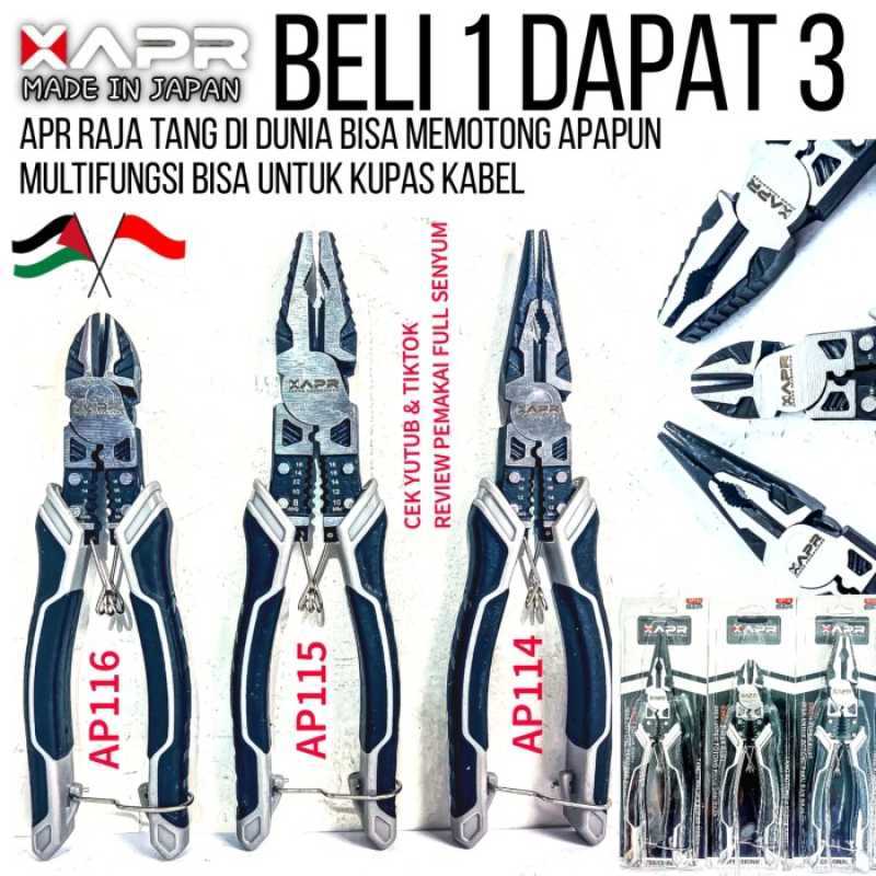 Promo Apr Raja Tang Kombinasi Lancip Potong Kupas Kabel Ap114 Ap115 Ap116â multifungsi Diskon 23 ...