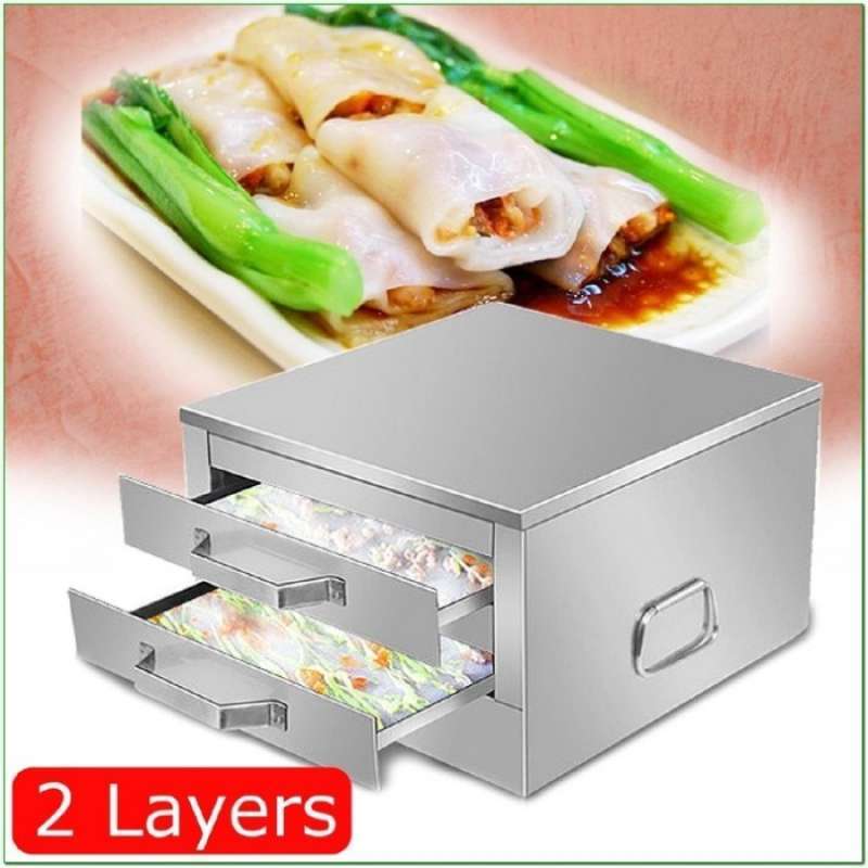 Promo Stainless Steel 304 Mesin Kukus Dimsum Changfen, Chang Fen Rice ...