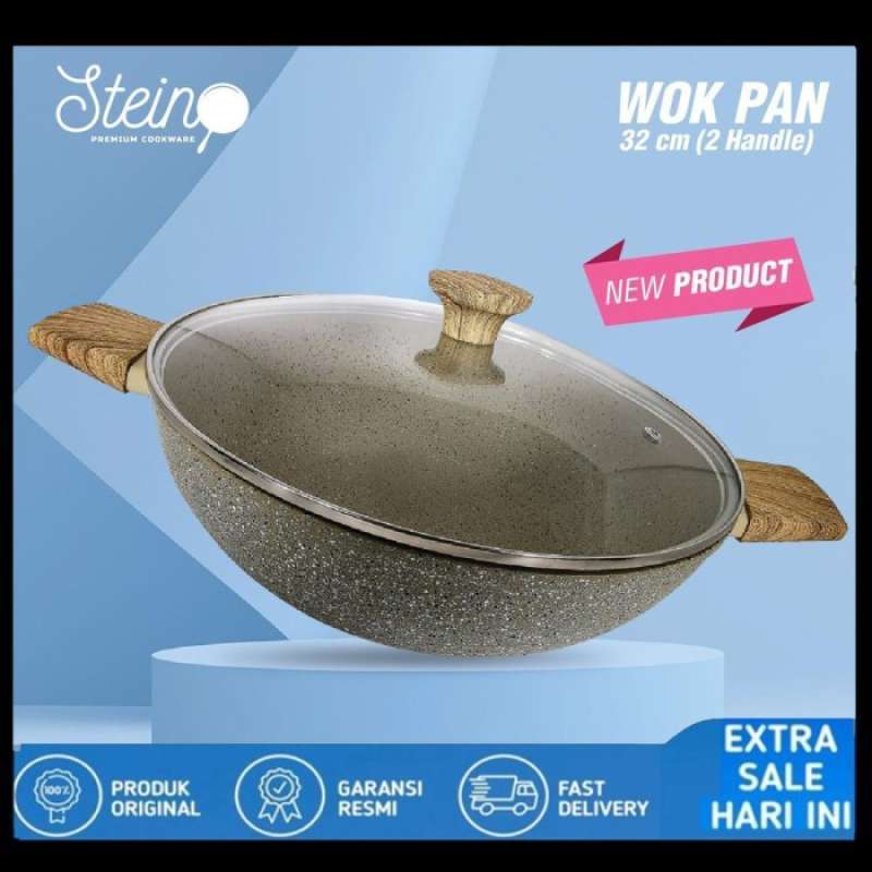 Promo Stein Cookware/stein Wok Pan 32 Cm - Granite Series Diskon 23% Di Seller Nishimu Store ...