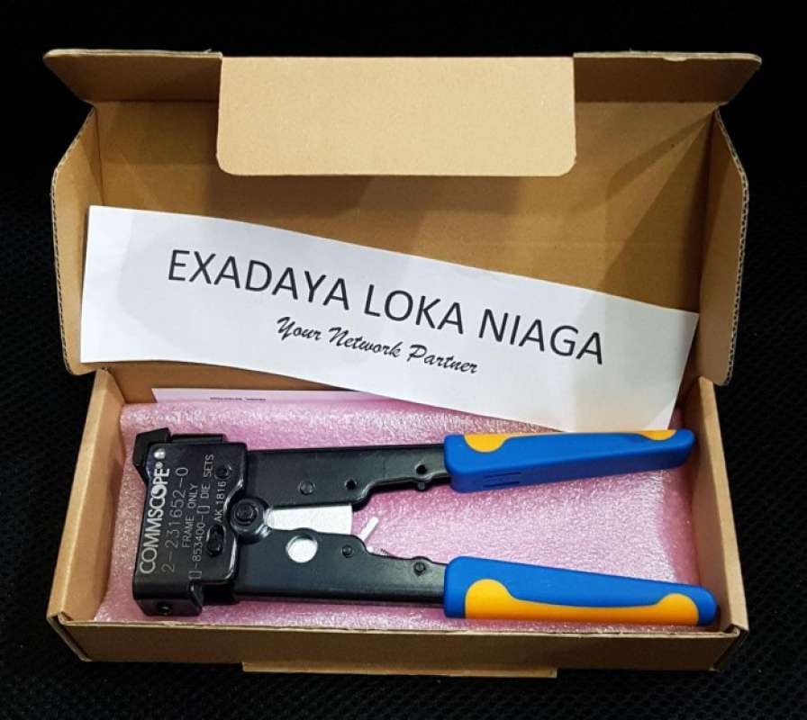 Promo Amp Crimping Tool Cat.5e / Cat5e Commscope Diskon 23% Di Seller ...