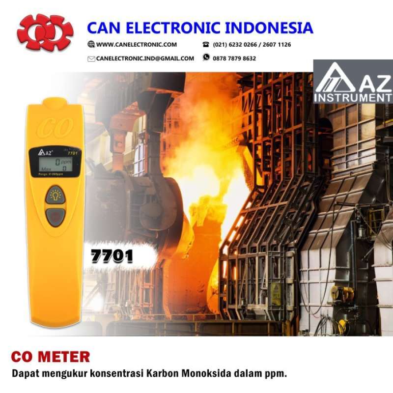 Promo Co Meter / Carbon Monoxide Alarm Detector Az Instrument 7701 ...
