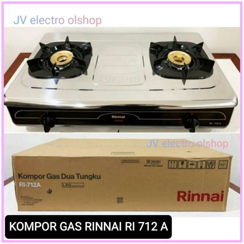 Promo Kompor Rinnai Ri-712a / Kompor Gas 2 Tungku Rinnai Ri712a ...