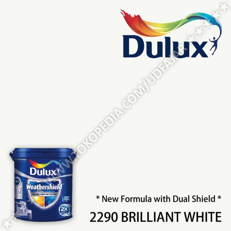 Promo Dulux Weathershield 2290 Bw - 2,5lt - Cat Tembok Eksterior Diskon 23% Di Seller Kulee ...