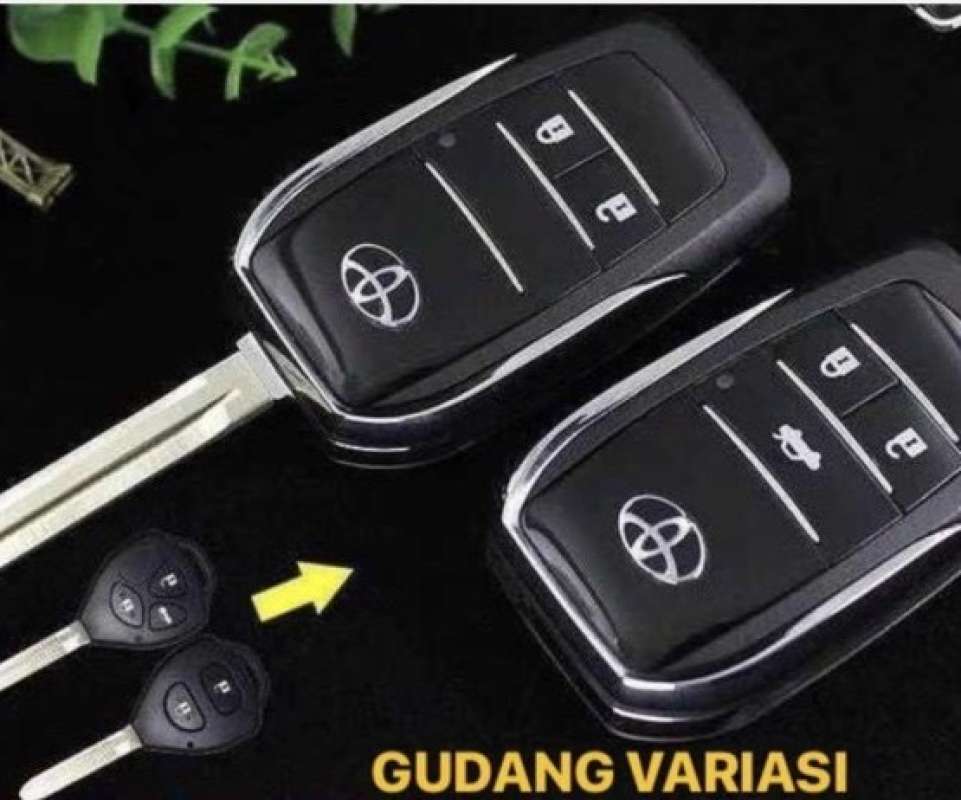 Promo Casing Kunci Remote Model Lipat Buat Toyota Fortuner Vios Innova ...