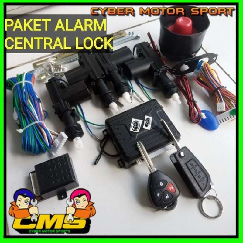Promo Central Lock Mobil Universal Fullset. Paket Central Lock 4 Pintu ...