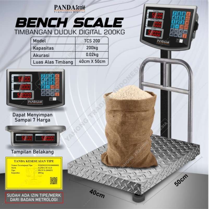 Promo Timbangan Barang Digital Ekspedisi Paket Sembako + Pagar 200kg ...