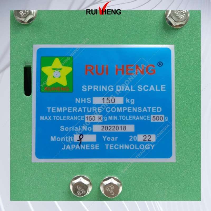 Promo Timbangan Jarum Ruiheng 150kg 500g / Timbangan Meja Pasar Buah ...