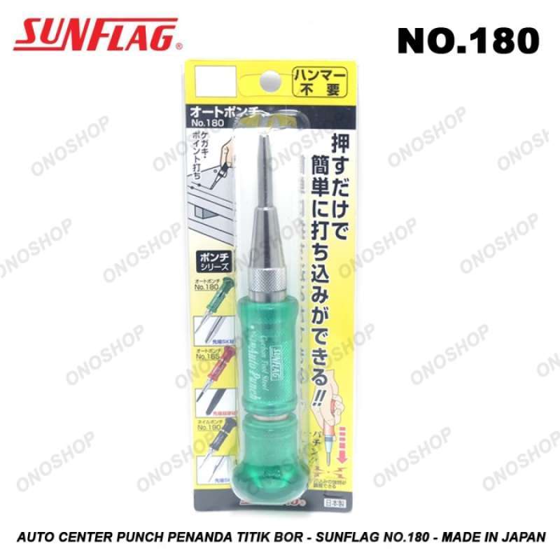 Promo Auto Center Punch Penitik Penanda Titik Bor - Sunflag No.180 - Japan Diskon 23% Di Seller ...