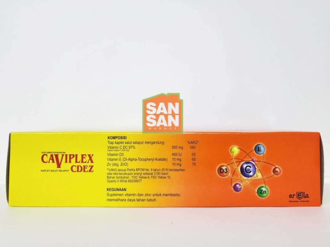 Jual Caviplex Cdez Box Isi 100 Kaplet Di Seller Sansan Market - Bungur ...