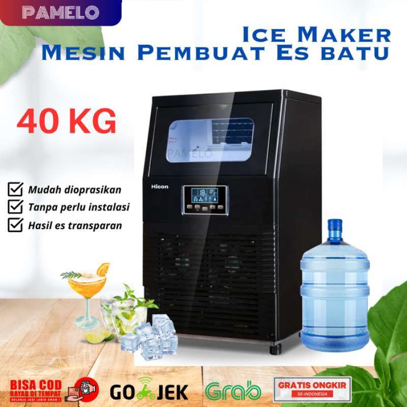 Promo Mesin Hicon Hzb-40f/ab Es Batu 40kg Perhari Ice Cube Maker Diskon ...