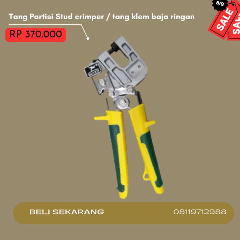 Jual Tang Partisi Stud Crimper / Tang Klem Baja Ringan Di Seller Reaver ...