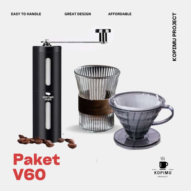 Promo Paket Alat Seduh Kopi Aesthetic Home Brew V60 Dripper Plastik Diskon 23% Di Seller Nishimu ...
